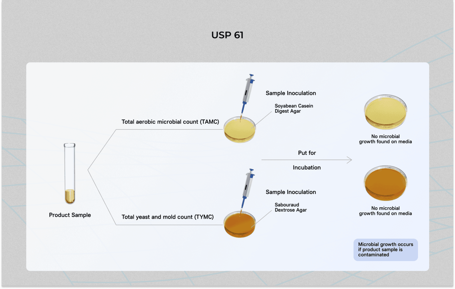 USP 61 Testing for Microbial Enumeration | Microbe Investigations