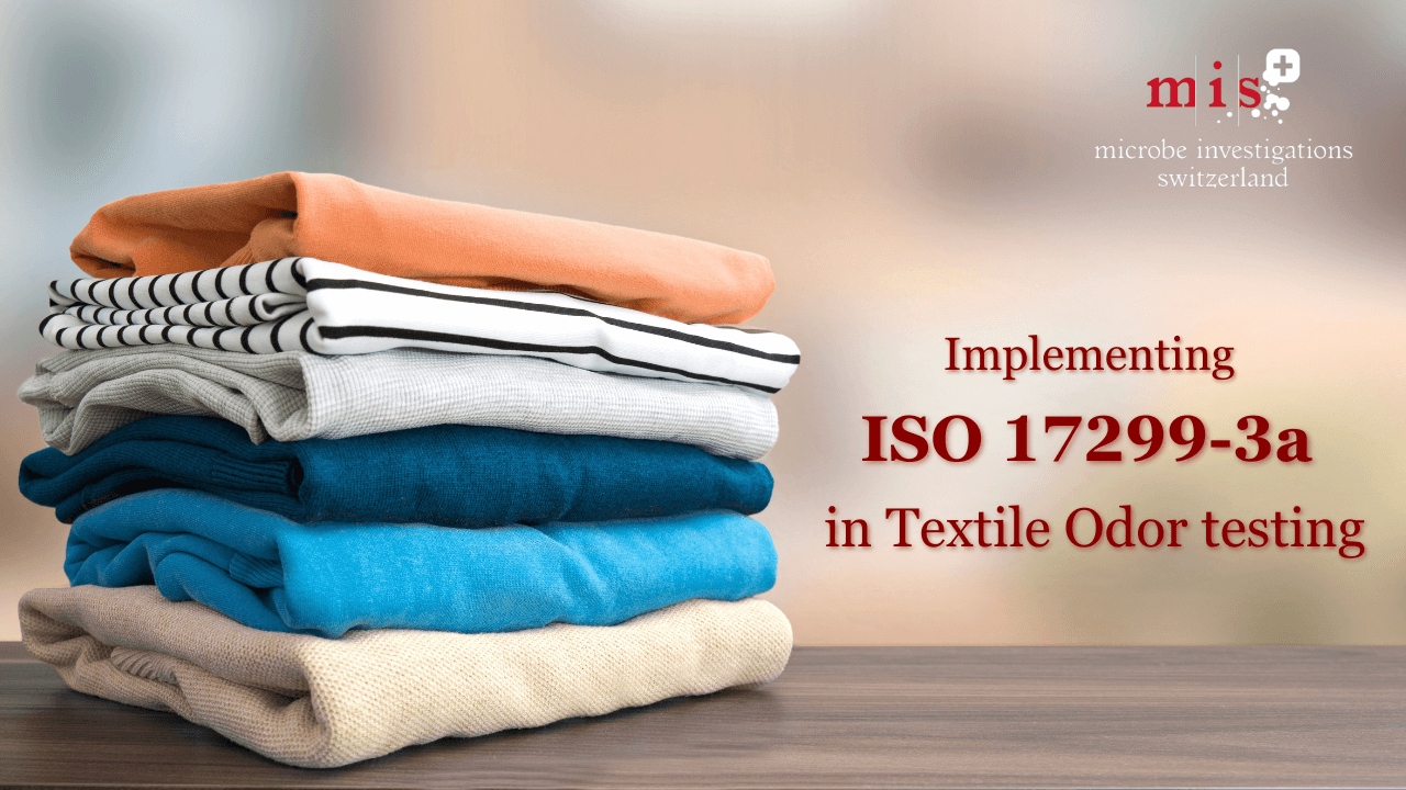 Textile odor testing - ISO 17299-3