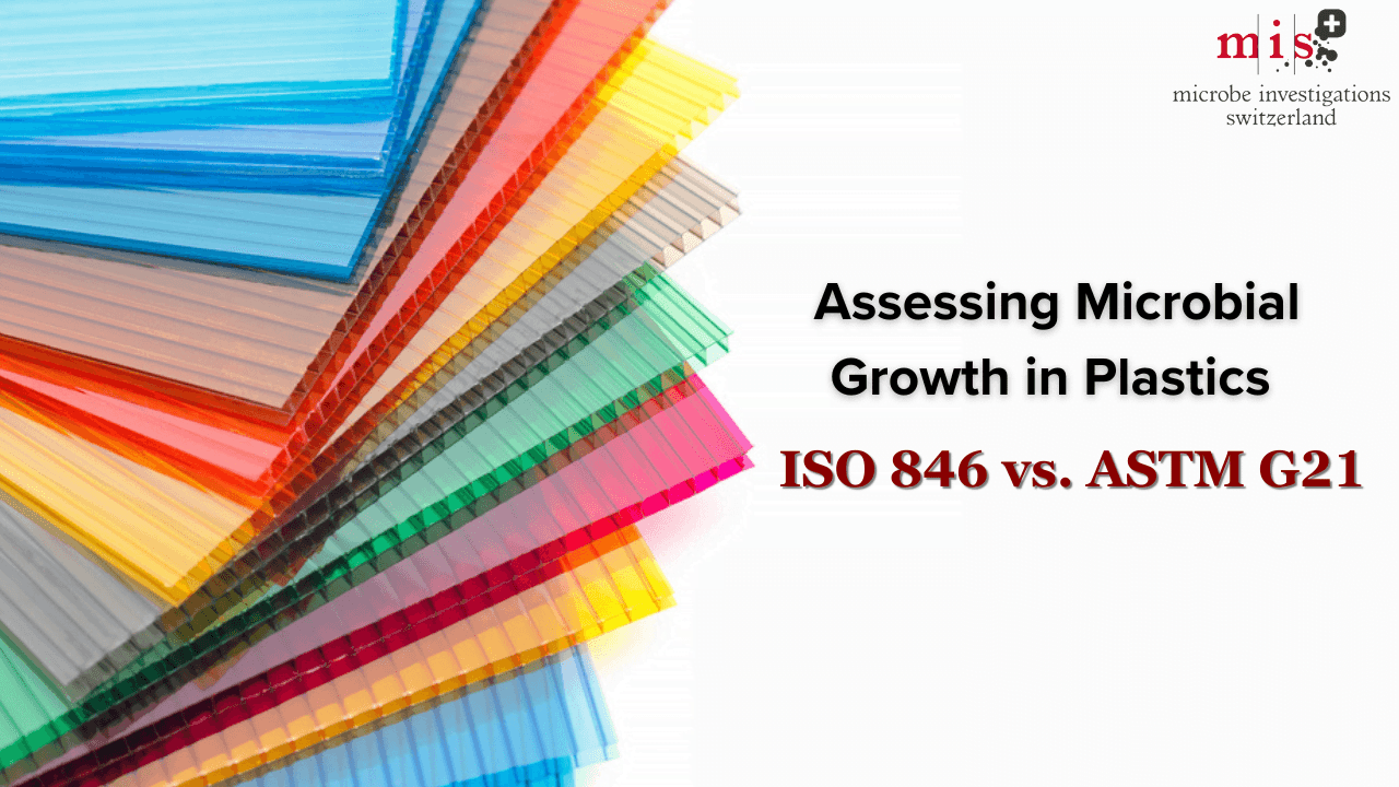 Antimicrobial plastics tests: ISO 846 vs. ASTM G21